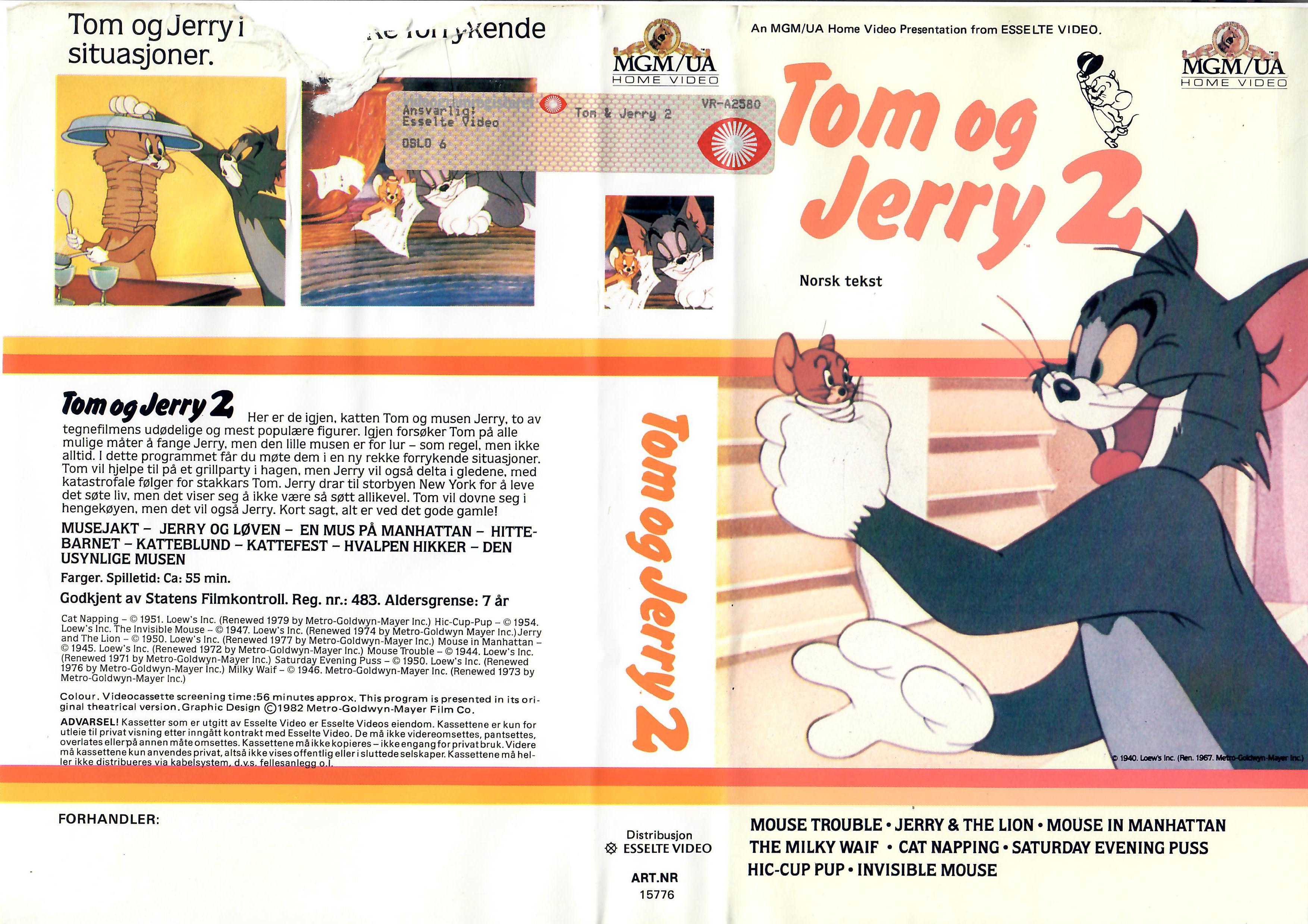 tom og jerry 2_3507x2479 – Norsk VHS